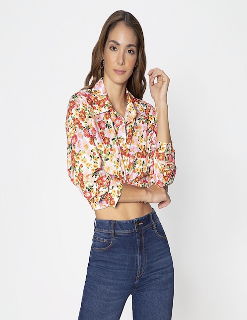 Blusa Studio F manga 3/4 para mujer 1