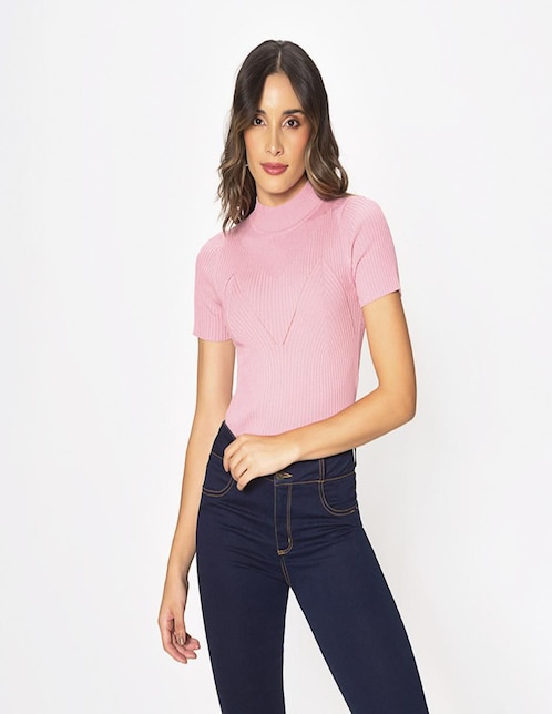 Blusa Studio F manga corta para mujer 1