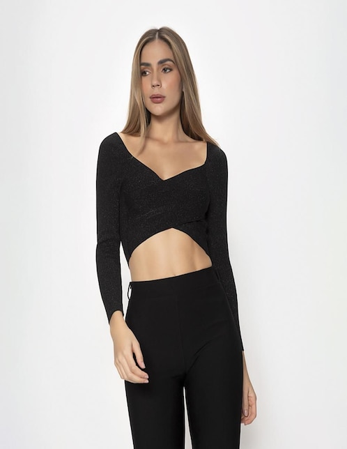 Blusa Studio F manga larga para mujer 1