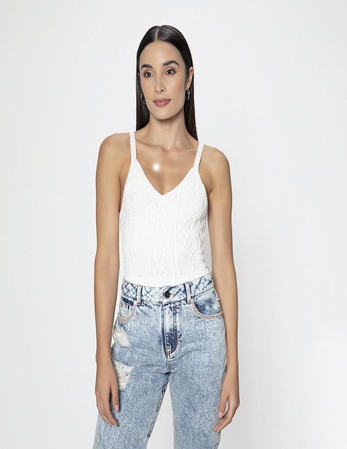 Blusa Studio F sin manga para mujer 1