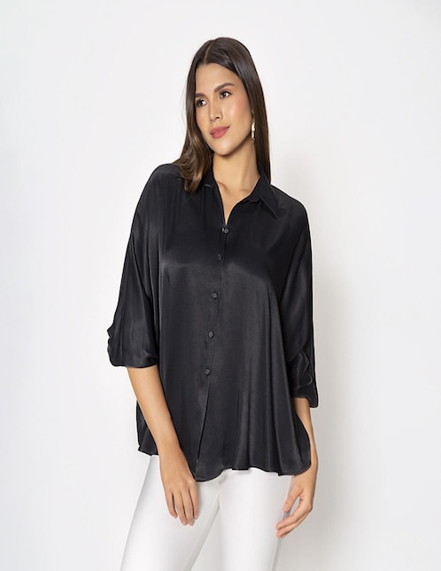 Blusa Studio F manga 3/4 para mujer 1