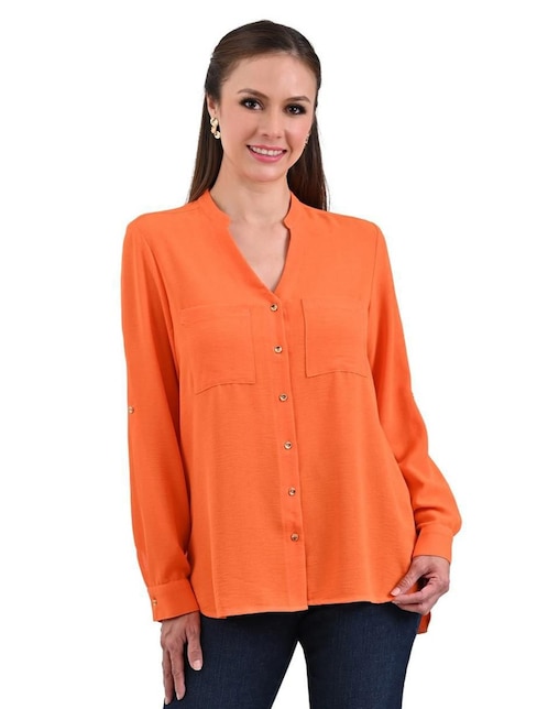Blusa Liquid Blue manga larga para mujer 1