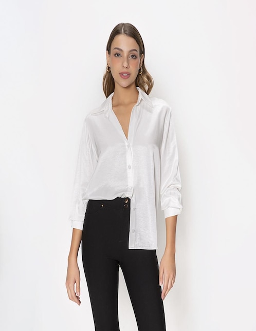 Blusa Studio F manga larga para mujer 1