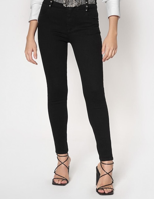 Jeans slim Studio F corte cintura para mujer 1