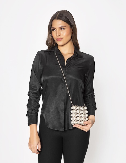 Blusa Studio F manga larga para mujer 1