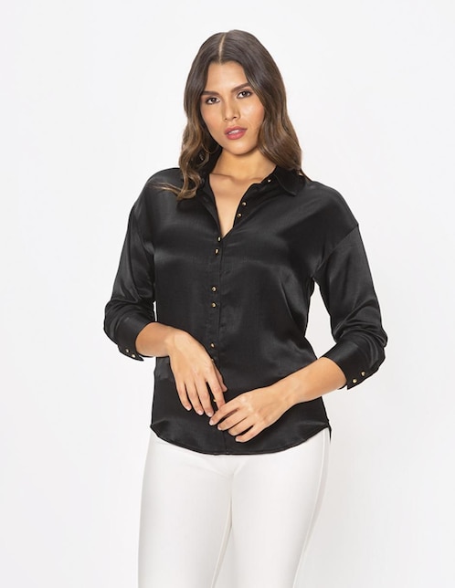Blusa Studio F manga 3/4 para mujer 1