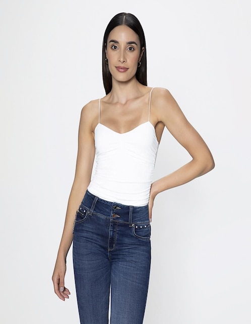 Blusa Studio F sin manga para mujer 1