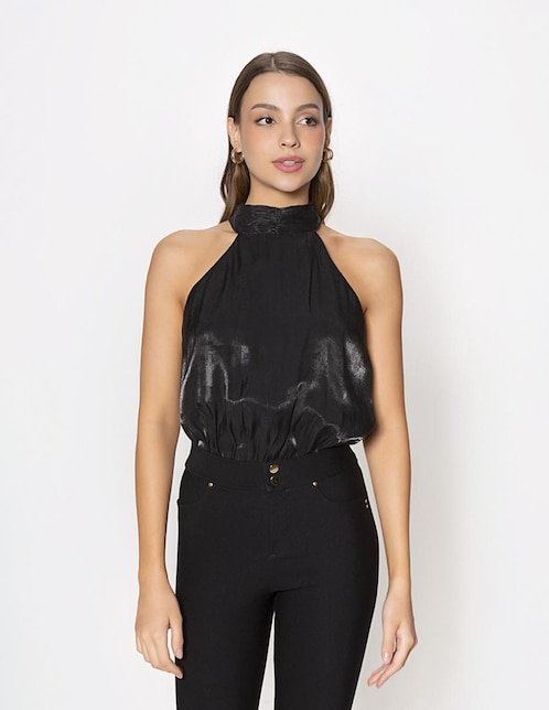 Blusa Studio F sin manga para mujer 1