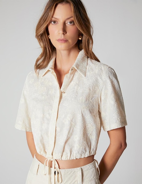 Blusa Studio F manga corta para mujer 1